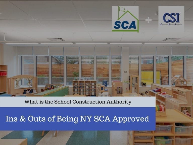 What is the SCA (School Construction Authority)? - CS Installers